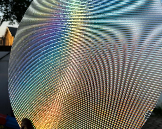 96 Coe Fusible Dichroic - Thin Clear Rainbow 1 Reed - 2 Sizes Available ...