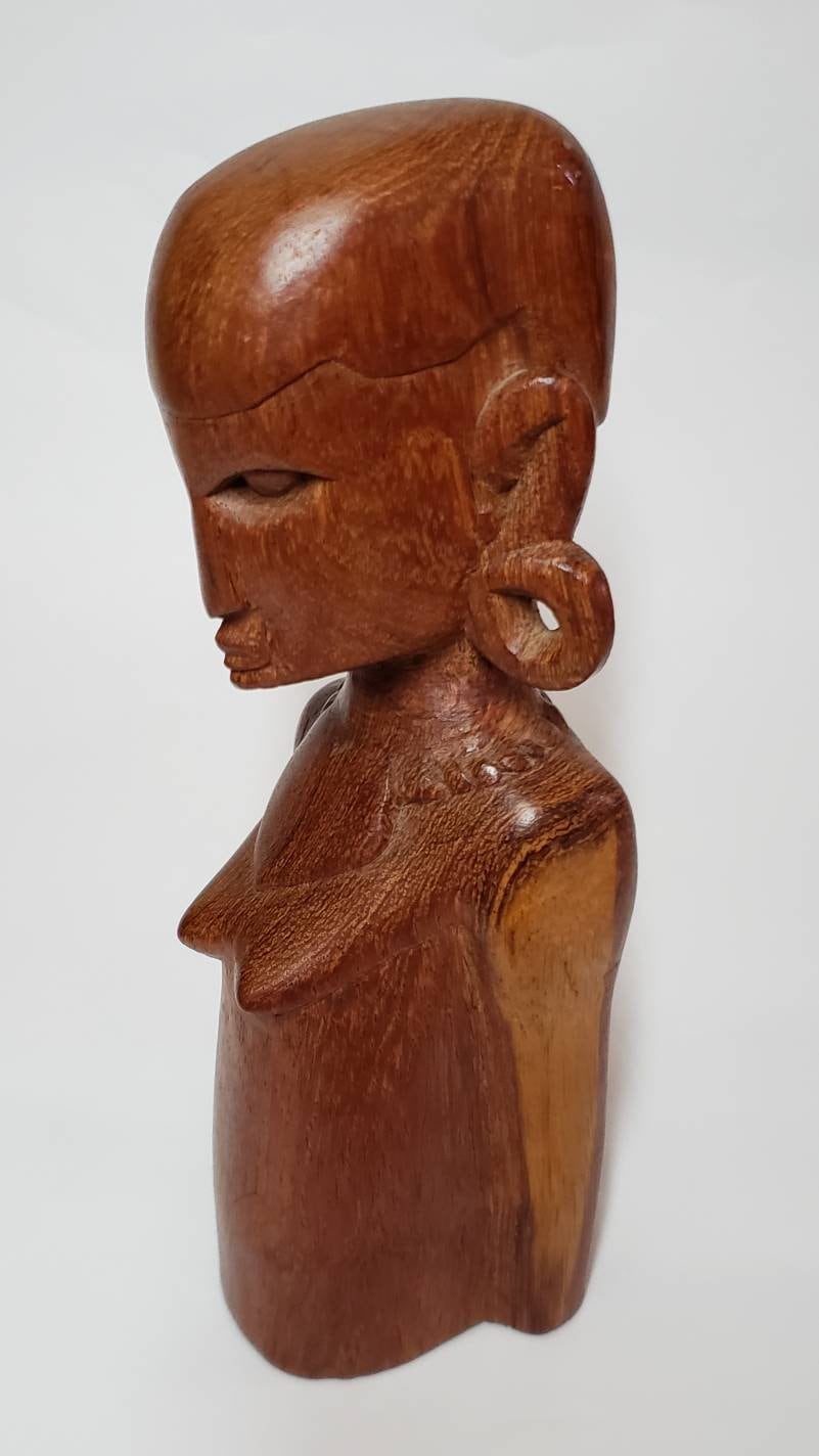 African Wooden Statue Authentic African Carved Ebony Statue - Etsy