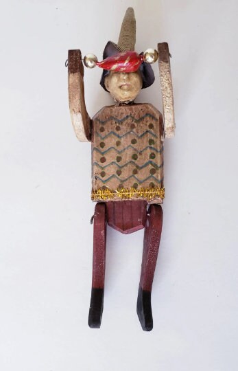 Antique Primitive Toy Folk Art Wooden Hand Carved Man/ - Etsy