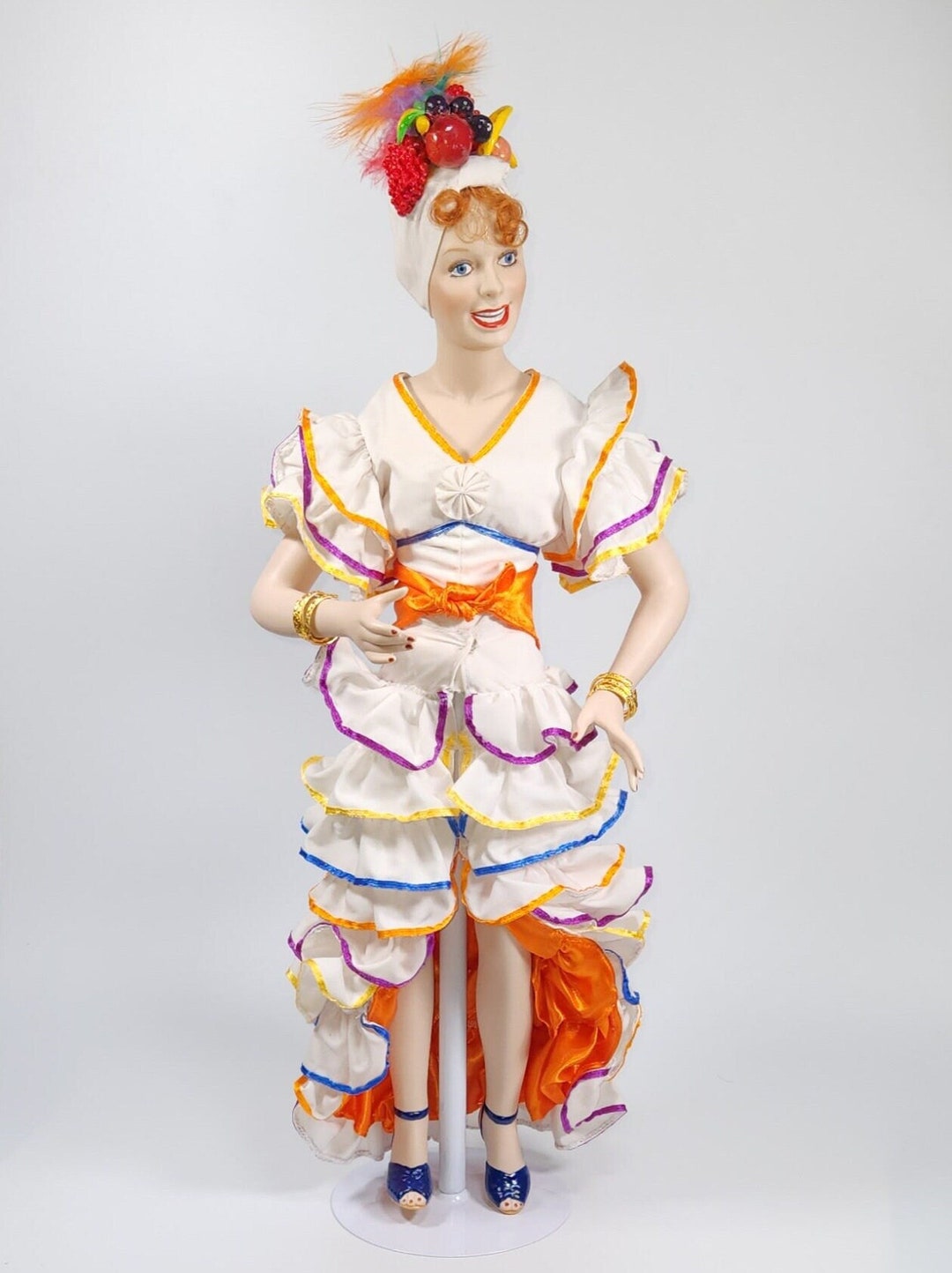 The Hamilton Collection I Love Lucy Porcelain Doll, Carmen Miranda ...