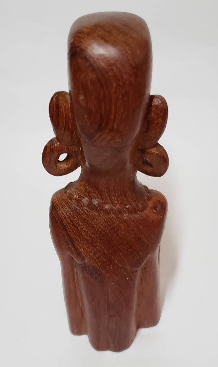 African Wooden Statue Authentic African Carved Ebony Statue - Etsy