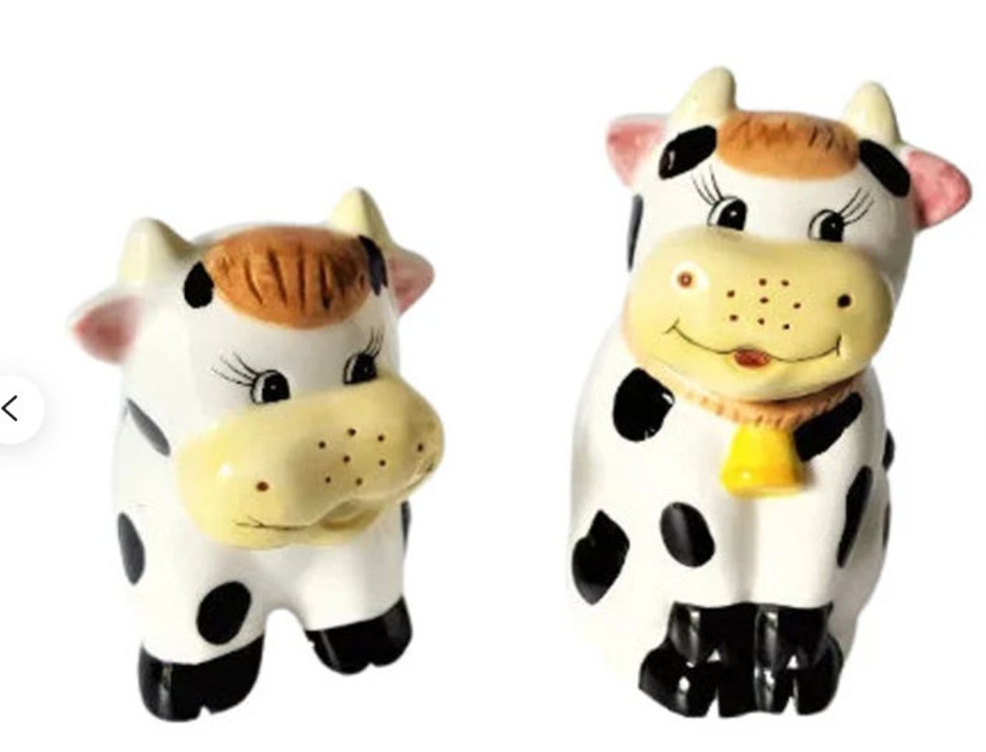 Cow Creamer Sugar Set, Kitchen Décor, Houston Harvest - Etsy