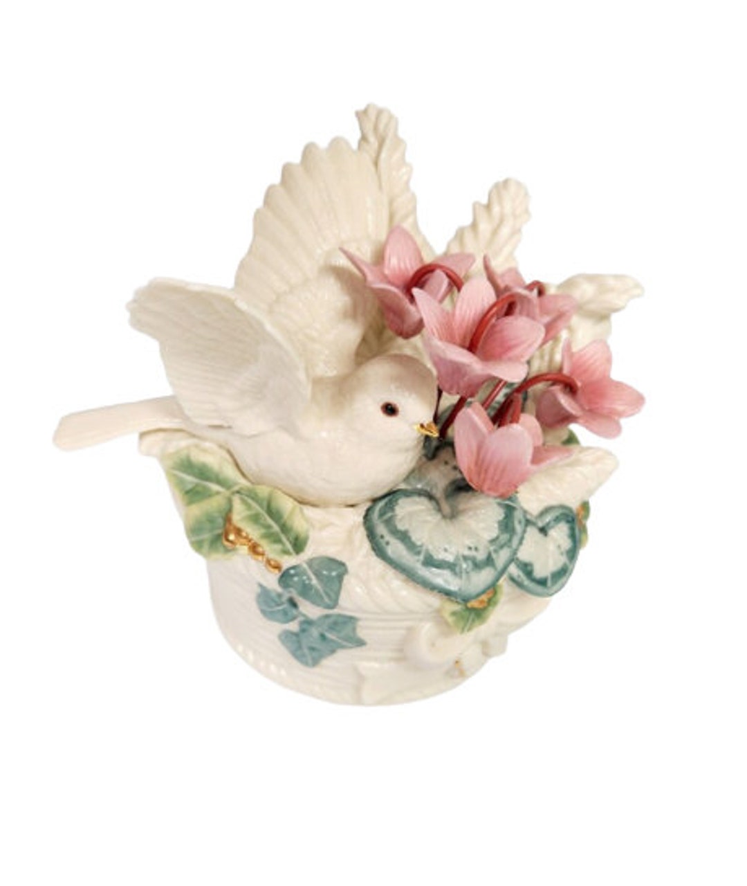 LENOX Musical Box, Plays "deck the Halls", Heirloom Porcelain Box ...