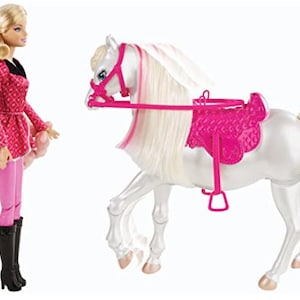 Barbie doll and horse playset store
