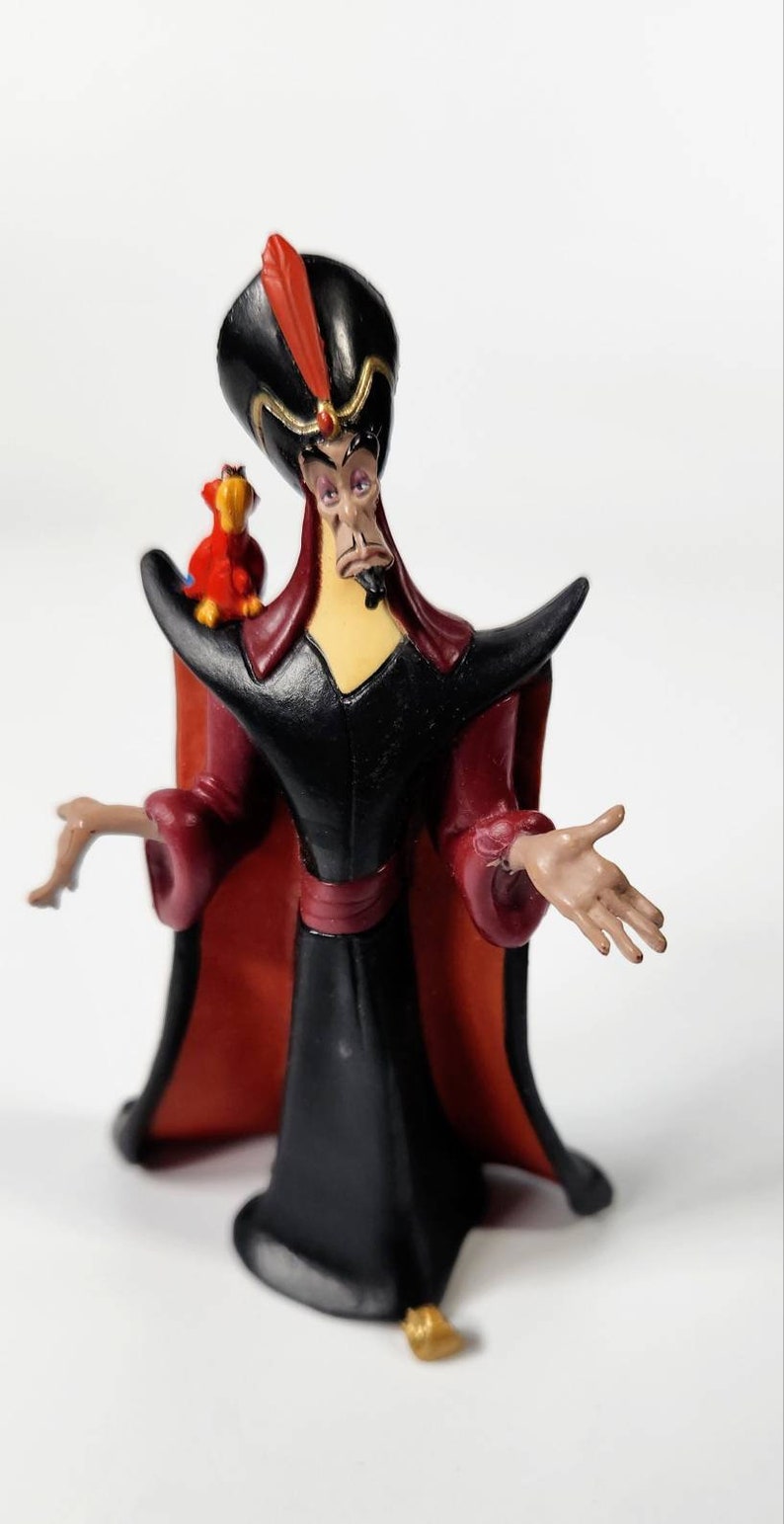 Disney Aladdin JAFAR and IAGO 4 Inch Tall Evil Villain - Etsy