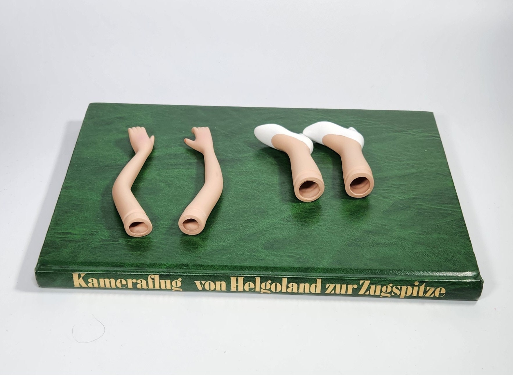 Doll Parts, Set of Porcelain Arms and Legs, Doll Craft Supply DIY OOAK ...