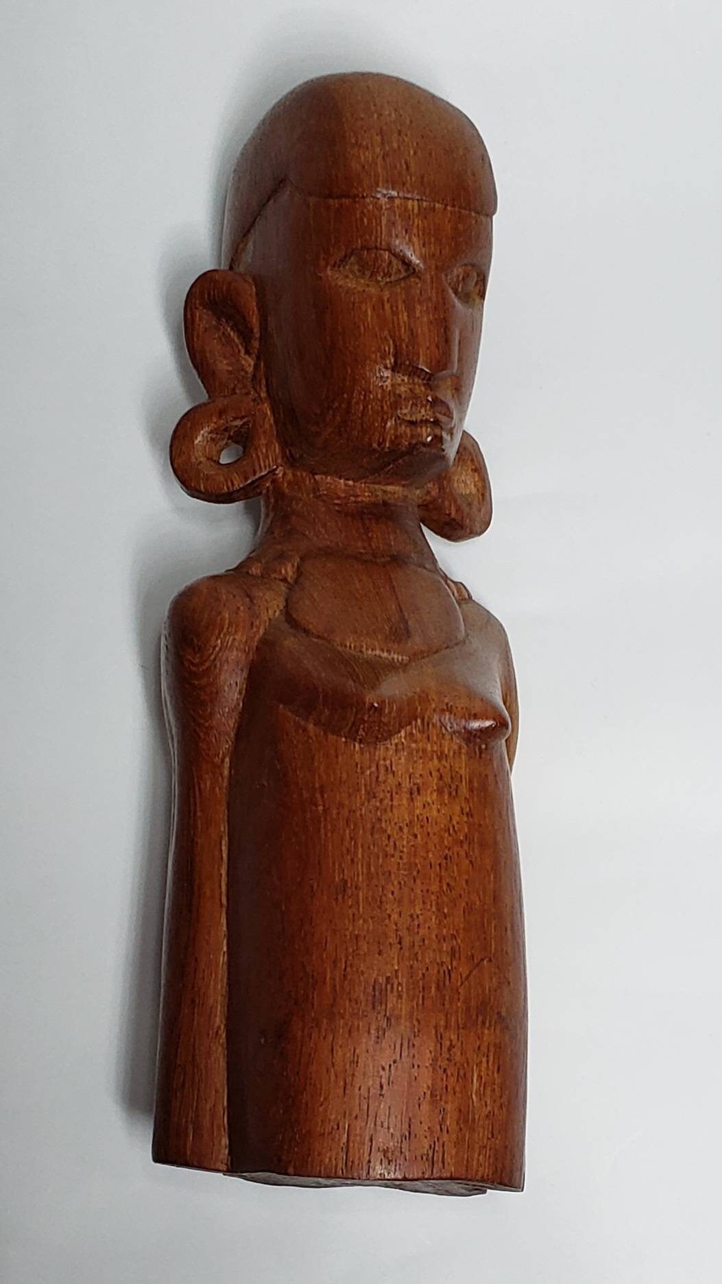 African Wooden Statue Authentic African Carved Ebony Statue - Etsy