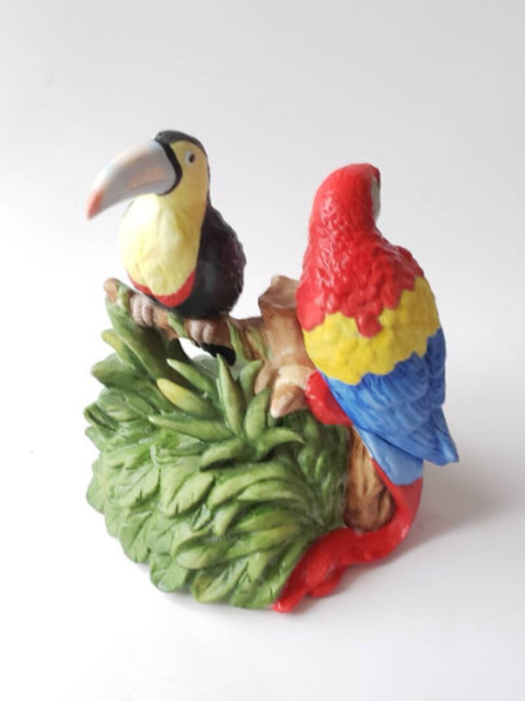 Musical Birds - Schmid Musical Box, Parrots Musical Box, Theme " I'd ...