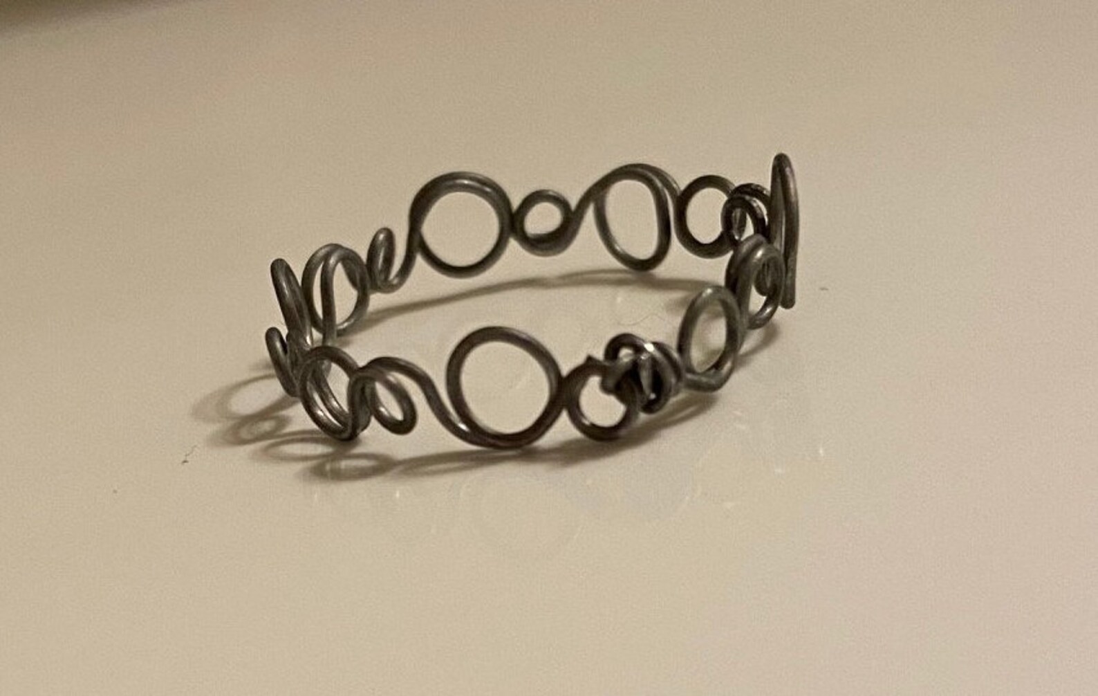 Wire Wrapped Circles Ring - Etsy