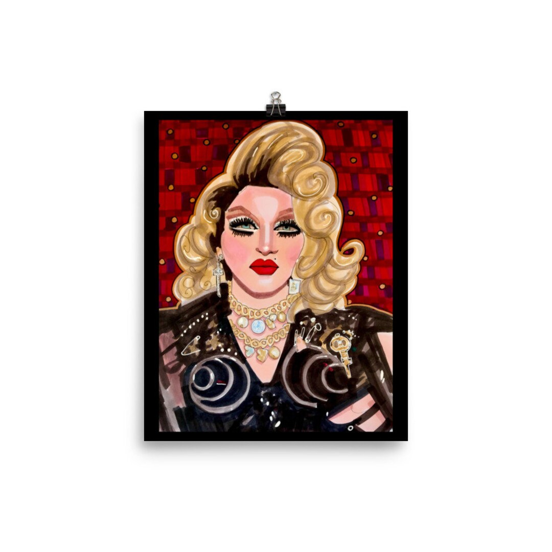 Drag Race Italia - La Diamond - Dancing Queen Illustration 8x10 Print ...