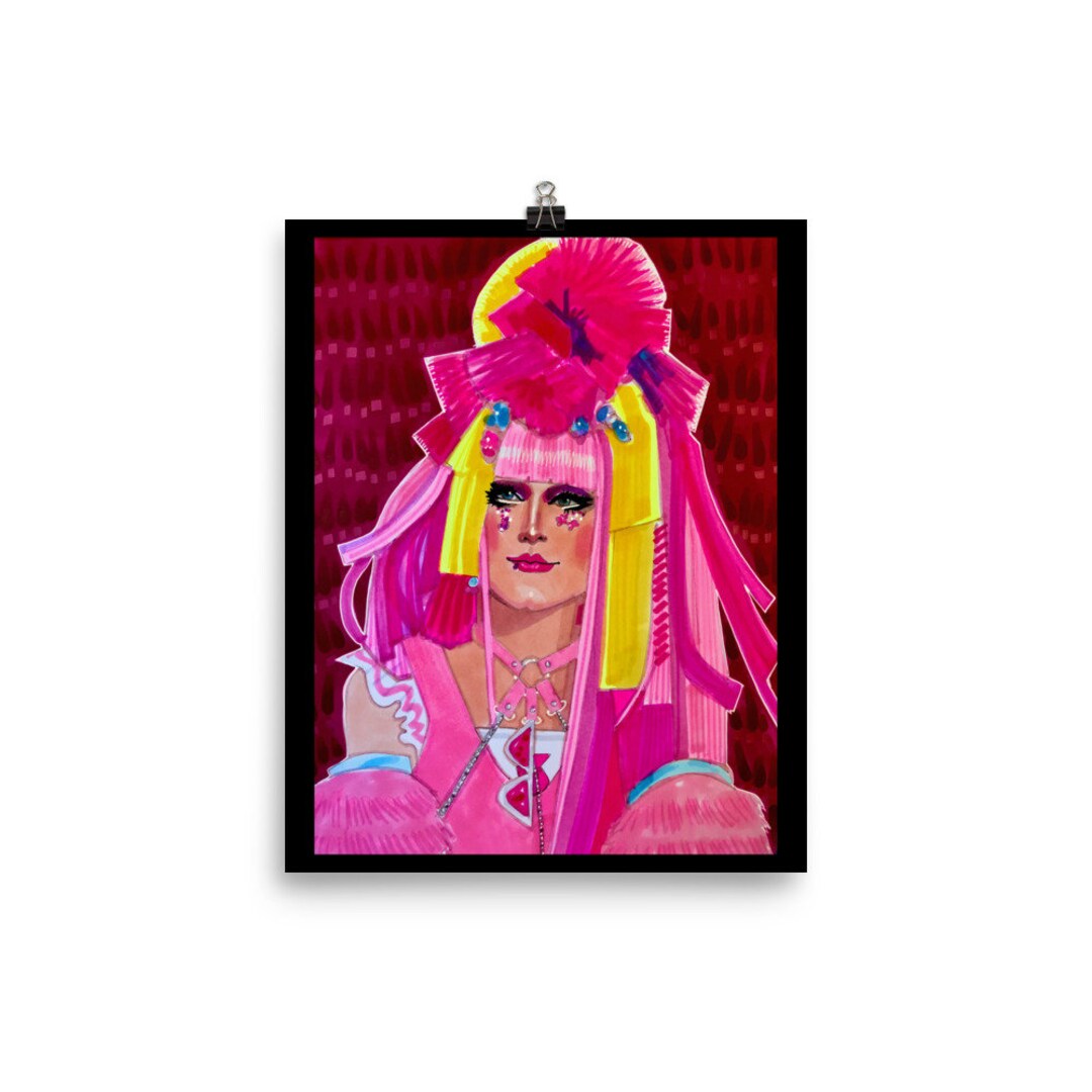 Drag Race Sverige - Endigo - Entrance Look - 8x10 Illustration Print - Etsy