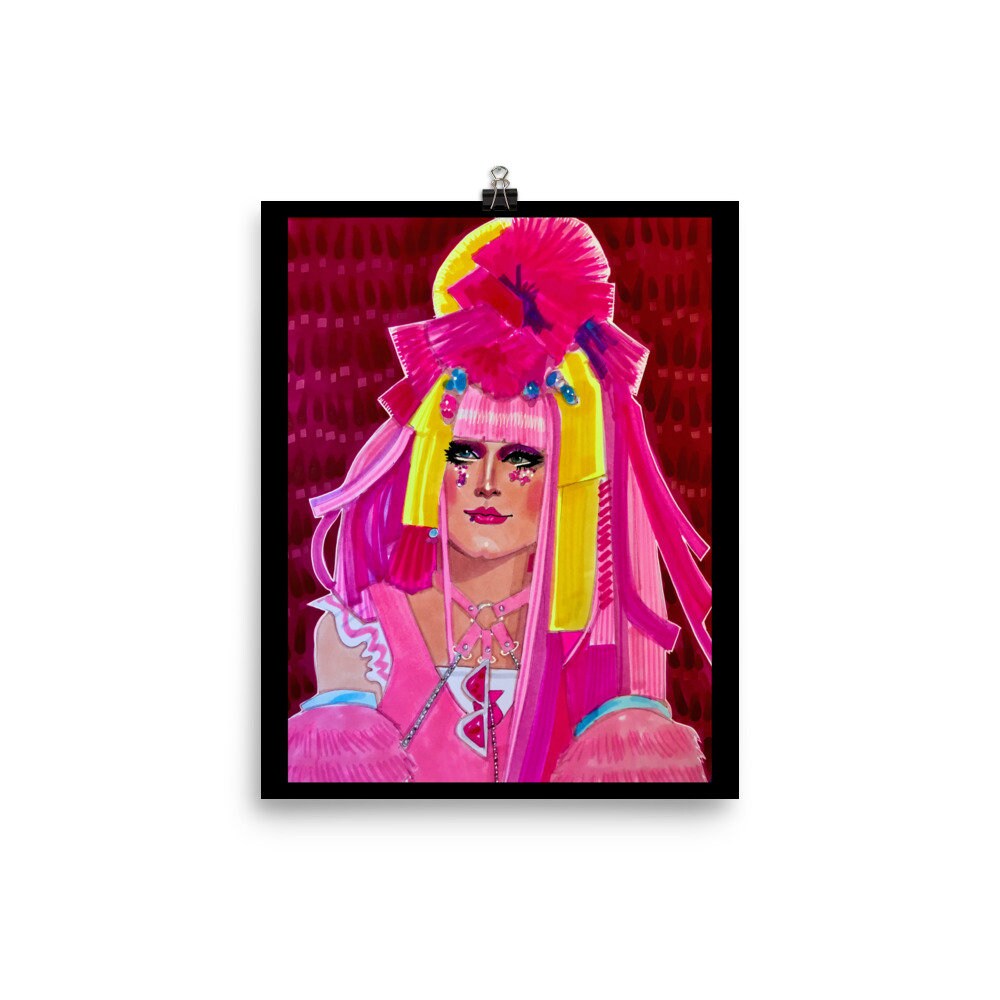Drag Race Sverige Endigo Entrance Look 8x10 Illustration Print Etsy
