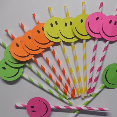 Cute Pink Smiley Face Balloons 2 Pack / Groovy Smile - Etsy