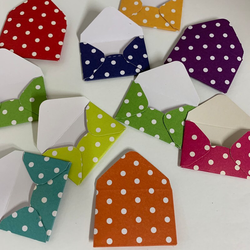 Polka Dot Envelopes - Etsy