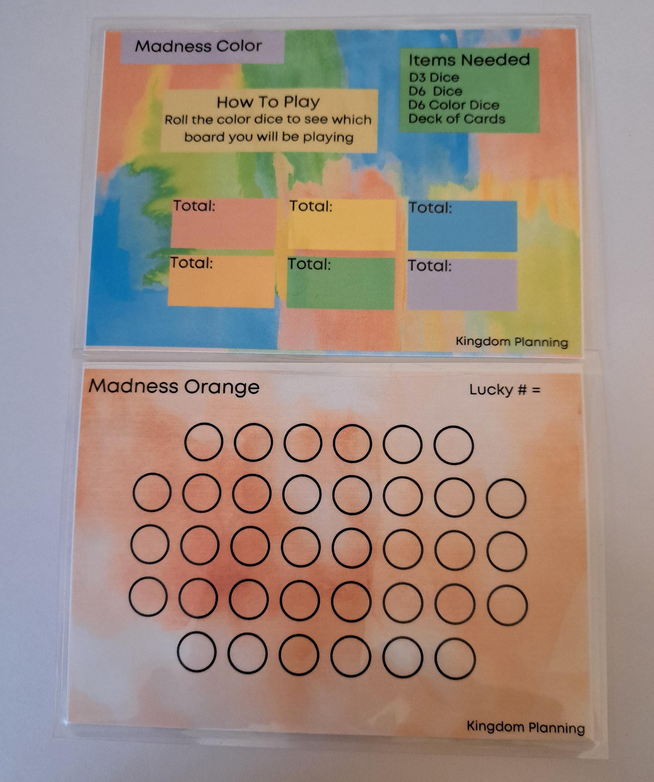 Madness Color, Saving Challenge Game - Etsy