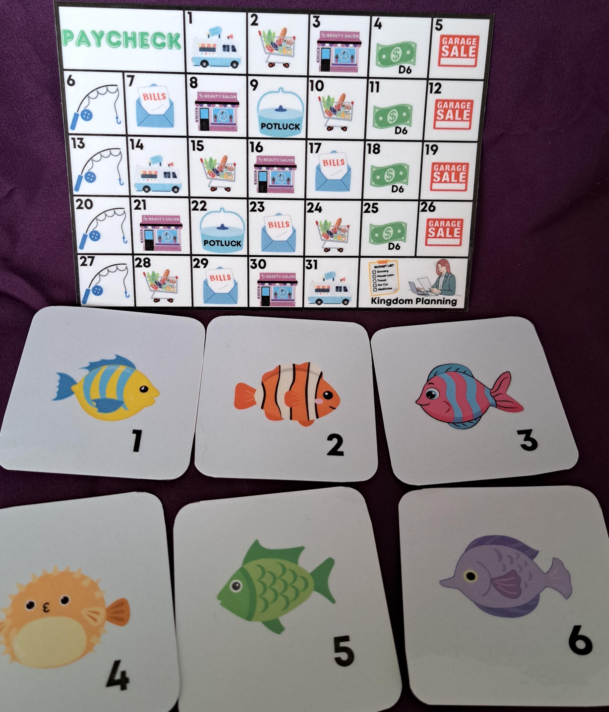 Paycheck Board Game Style Saving Challenge Scratch off Game - Etsy