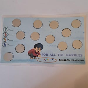 For All the Marbles Saving Challenge - Etsy