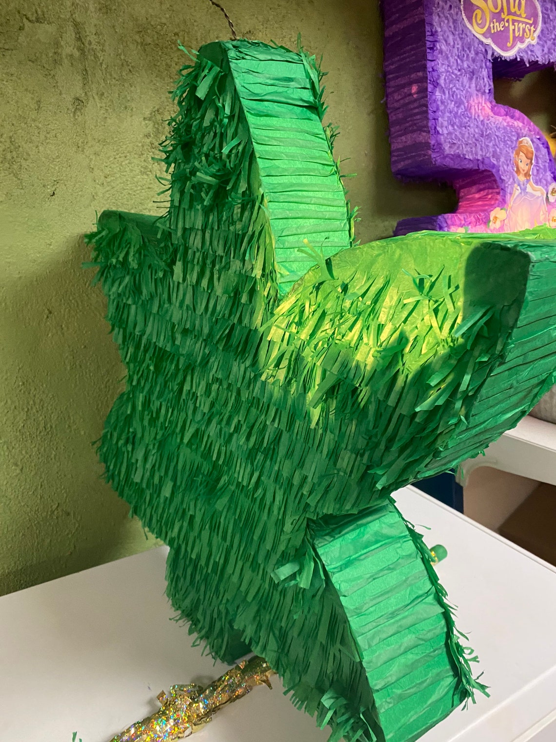 Marijuana weed piñata matching piñata stick | Etsy