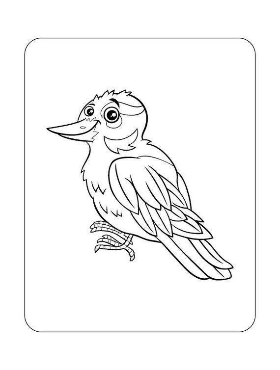 20 Bird Themed Printable Colouring Pages for Children - Etsy