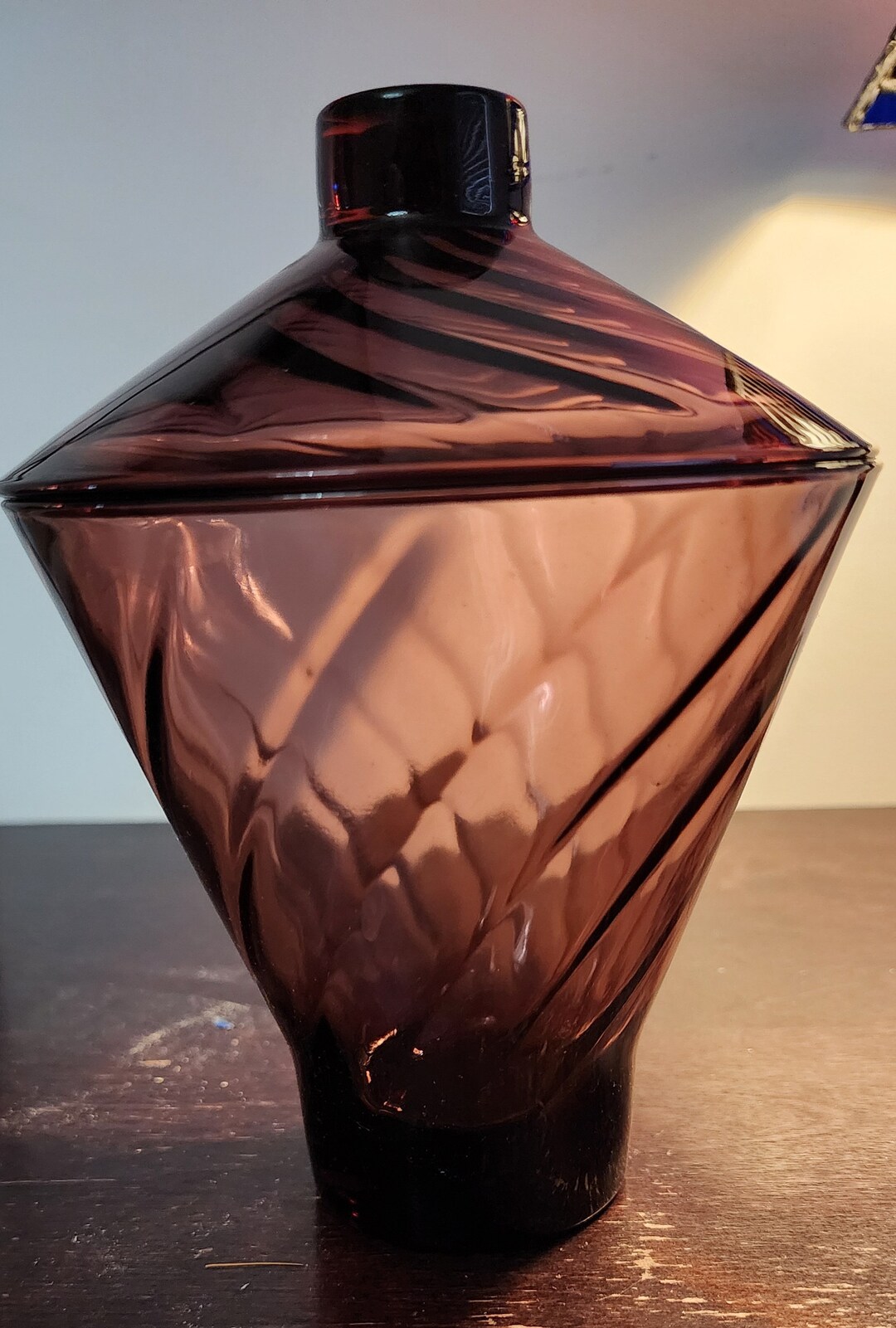 Vintage Moroccan Amethyst Hazel Atlas Candy Dish W/lid - Etsy