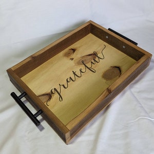 Rustic Farmhouse Serving Tray - Etsy