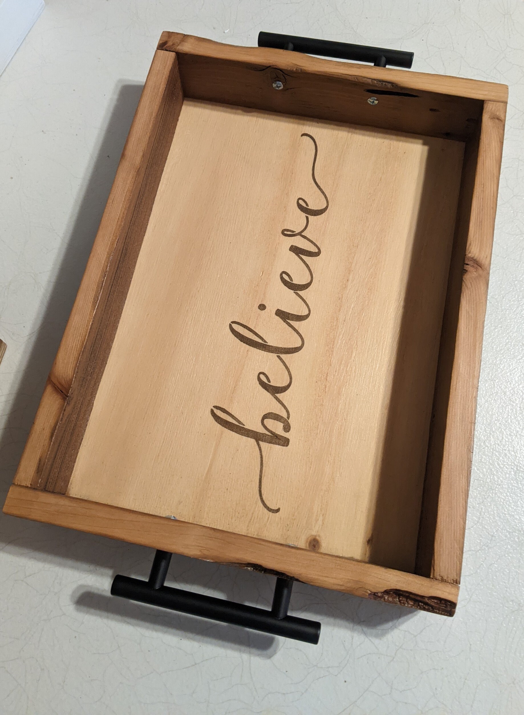 Rustic Farmhouse Serving Tray - Etsy