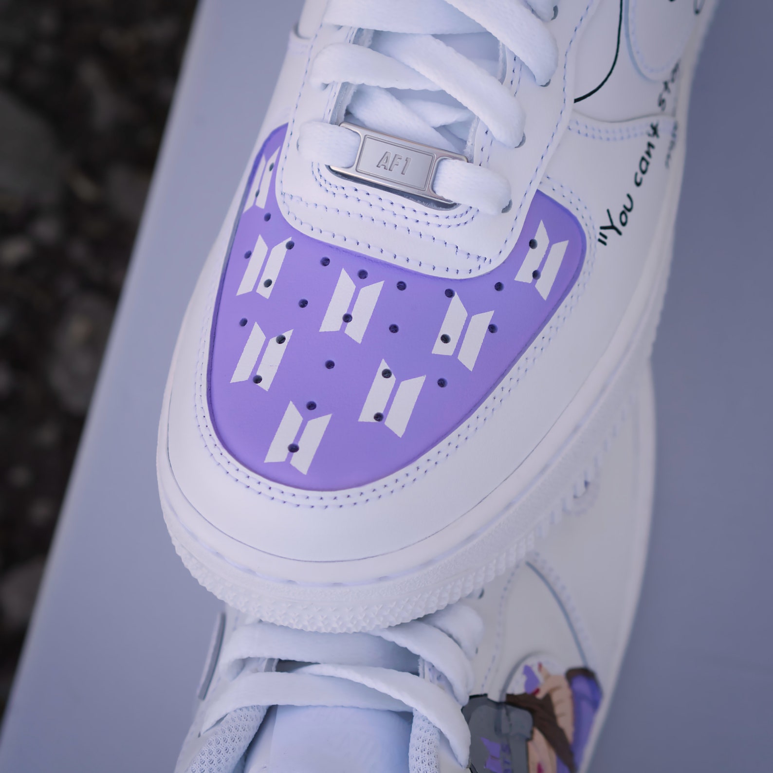 Nike Air Force 1 bts Custom Sneaker Boygroup - Etsy