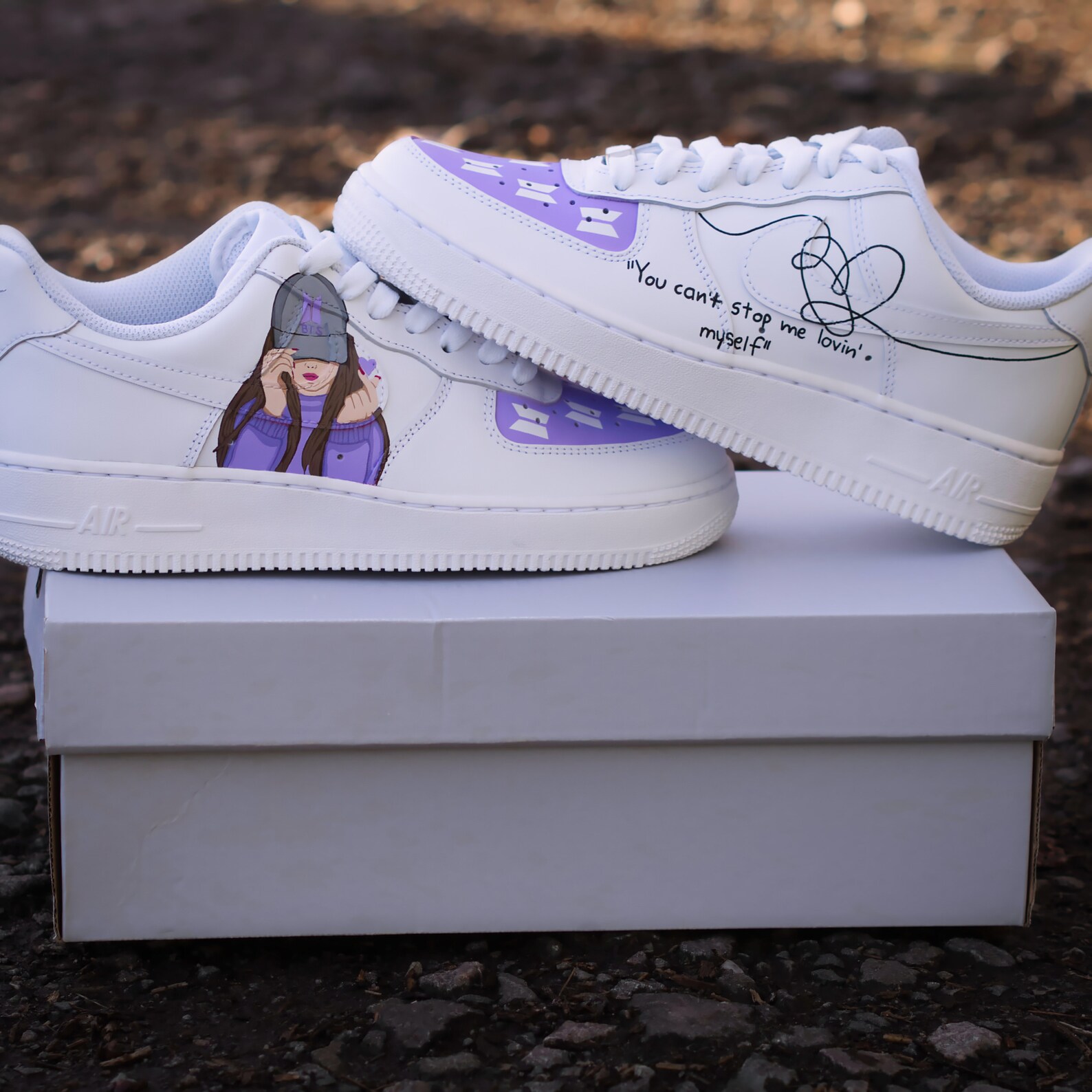 Nike Air Force 1 bts Custom Sneaker Boygroup - Etsy