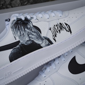 Nike Air Force 1 Juice Wrld Custom Sneaker Juice Wrld Hand - Etsy