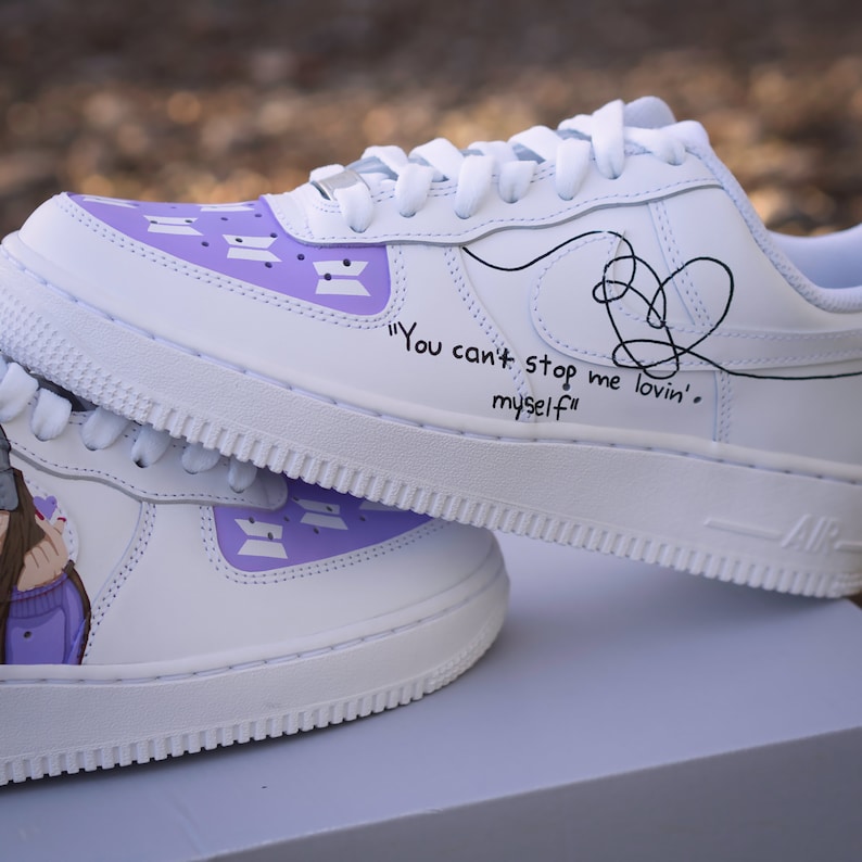 Nike Air Force 1 bts Custom Sneaker Boygroup - Etsy