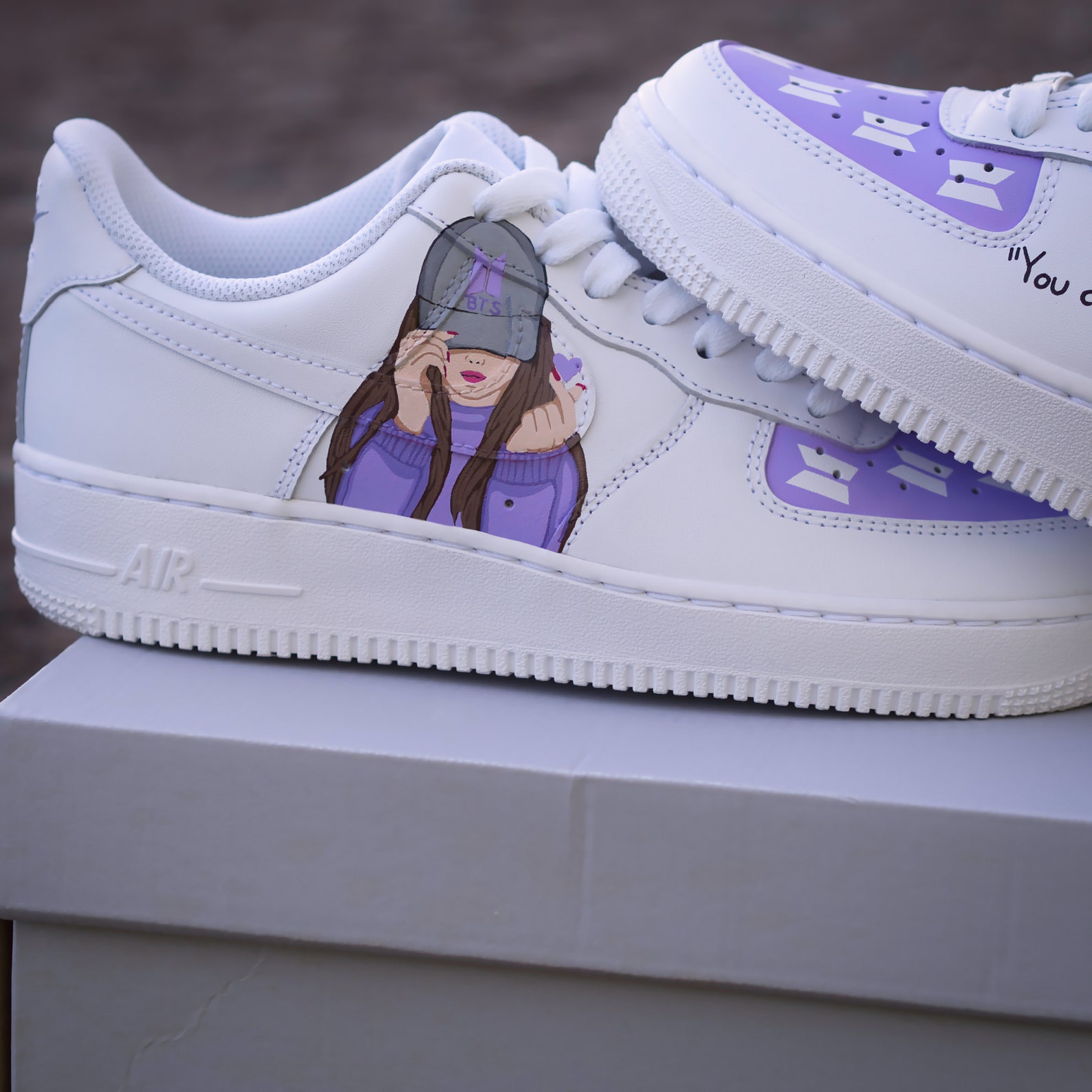 Nike Air Force 1 bts Custom Sneaker Boygroup - Etsy