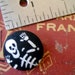 Spooky Skeleton Buttons, Halloween Buttons, Goth Buttons, Black Spooky ...