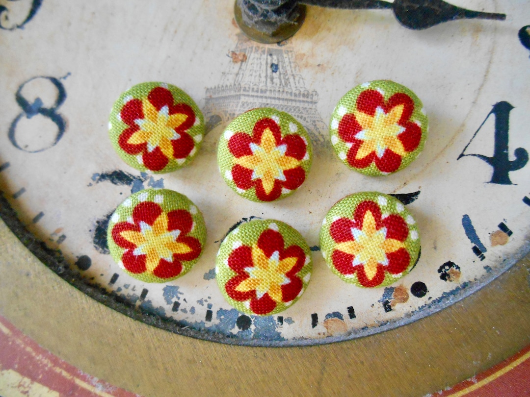 Flower Buttons, Rose Buttons, Floral Buttons, Garden Buttons, Blossom ...