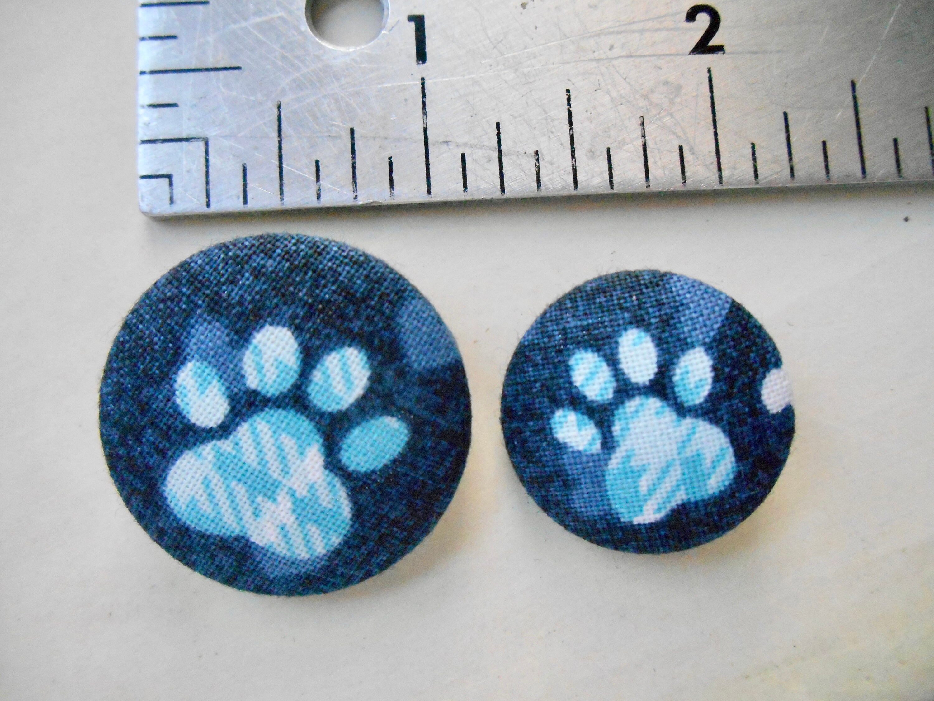 Dog Paw Print Buttons, Dog Paw Buttons, Cat Paw Buttons, Dog Sewing ...