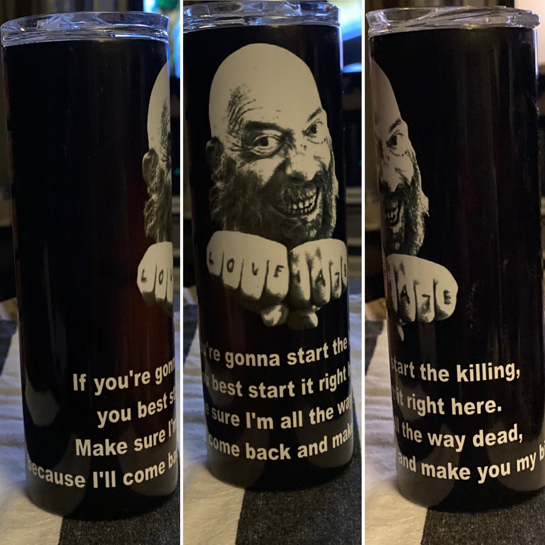 Captain Spaulding 20 Oz Skinny Tumbler / Rob Zombie / Devils Rejects ...