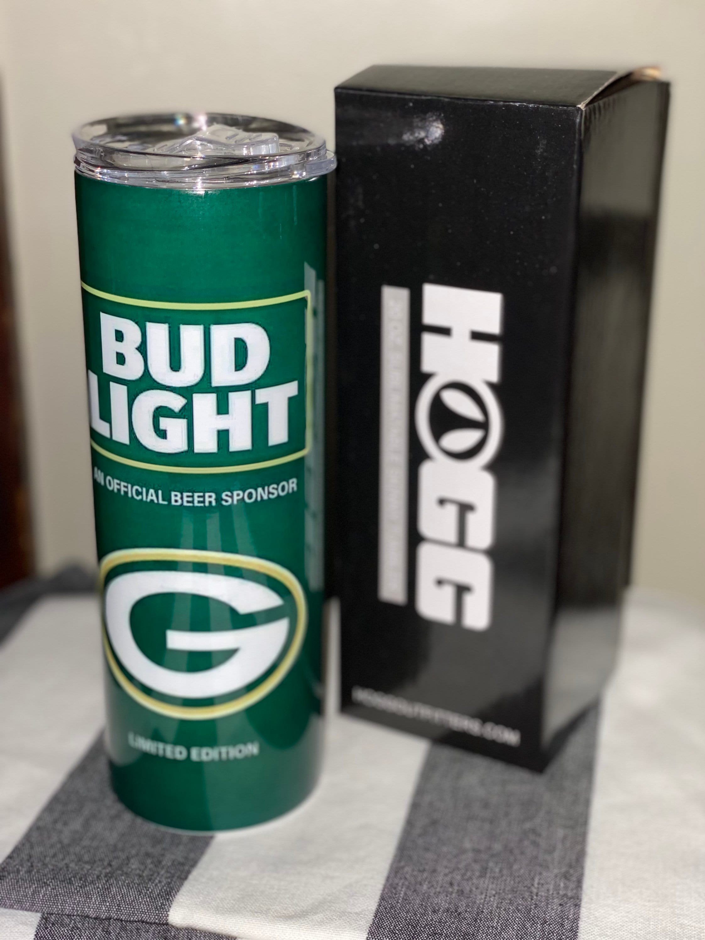 Bud Light NFL Green Bay Packers Can Replica Custom Tumbler / Wisconsin ...
