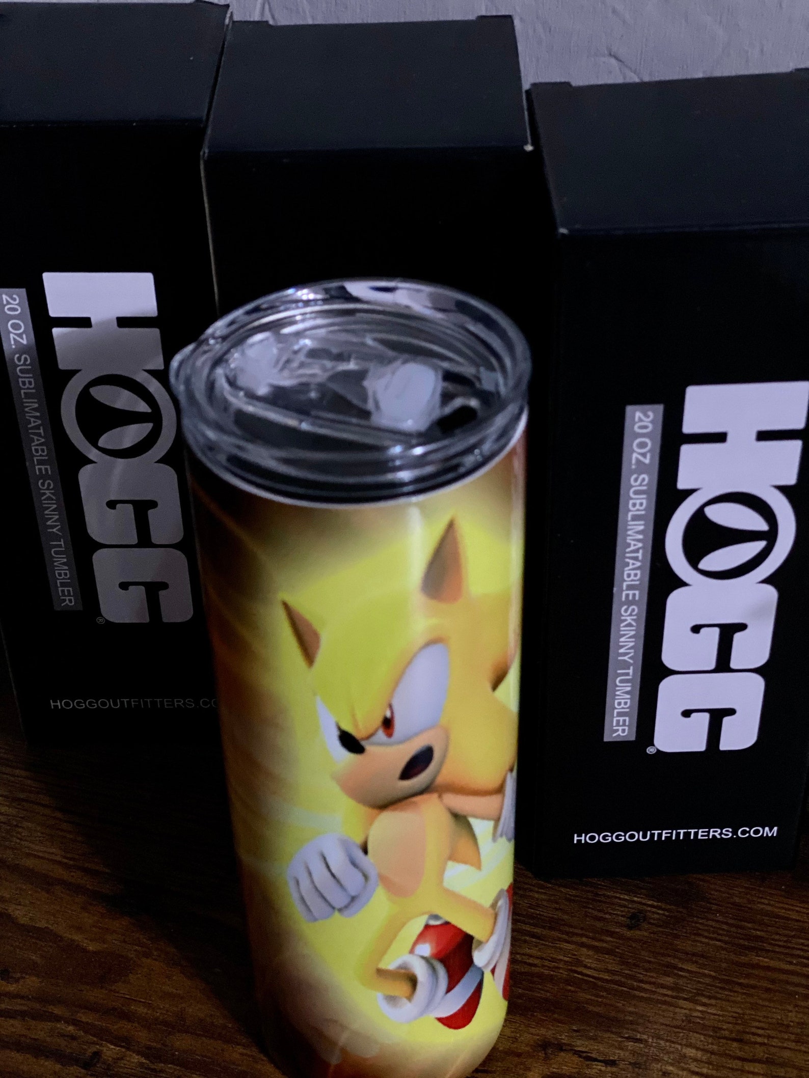 Super Sonic 20oz Tumbler / Sonic the Hedgehog/ Golden Sonic / Yellow ...