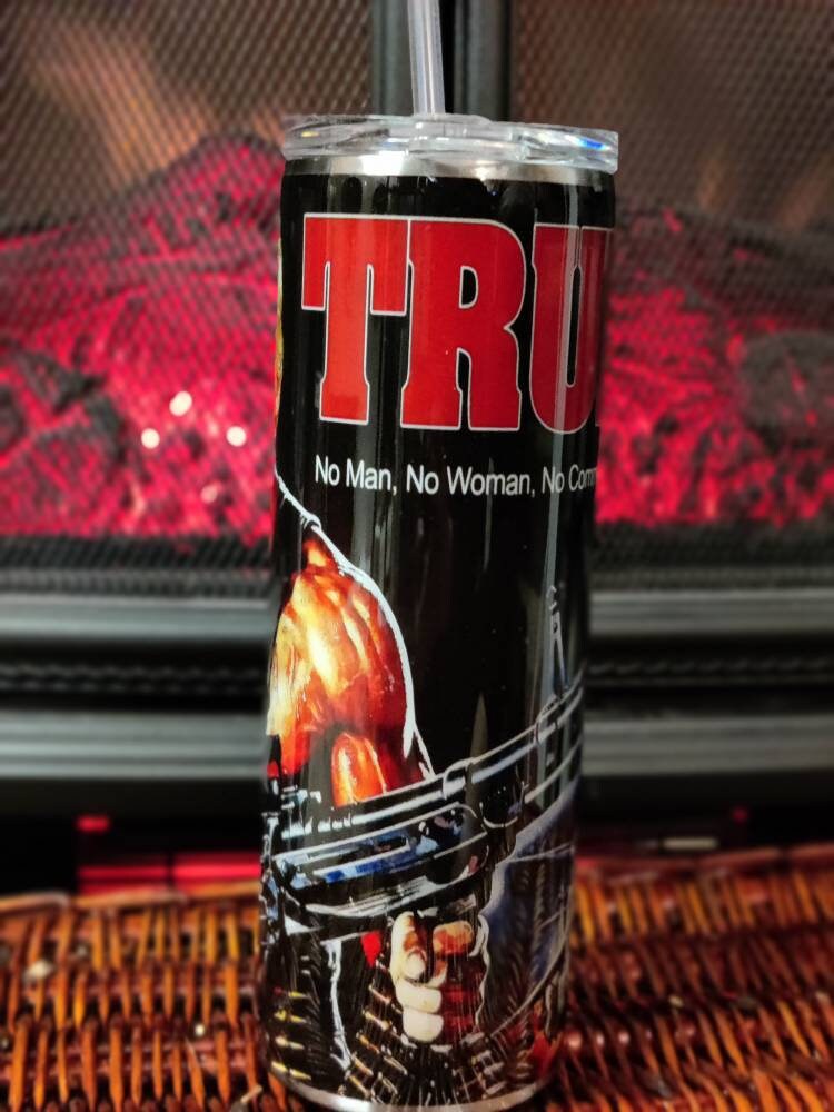 Donald Trump as Rambo 20 Oz Skinny Custom Tumbler / Trump With Guns ...