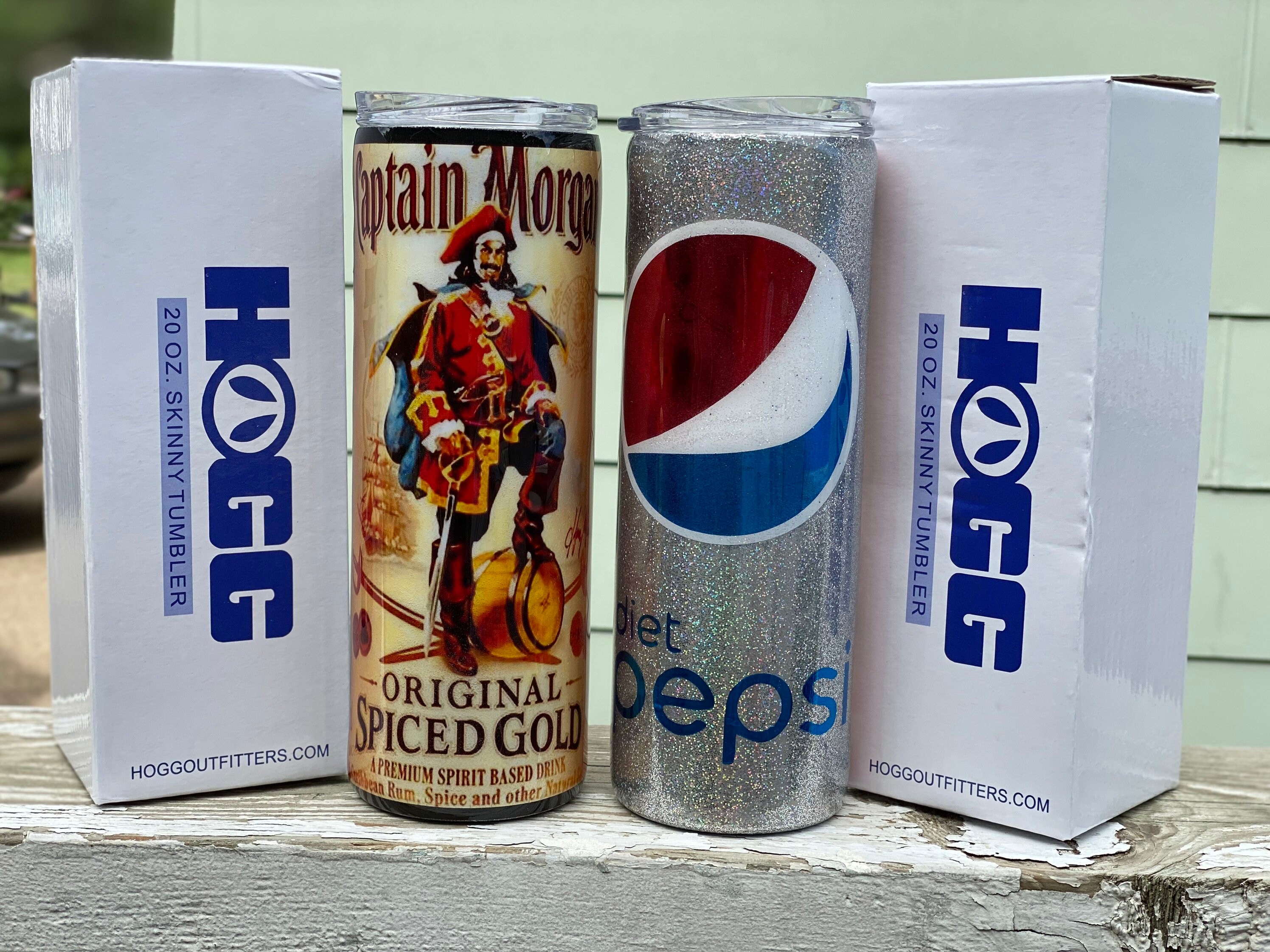 Captain Morgan Diet Coke Glitter Custom Tumbler / Captain Morgan and ...