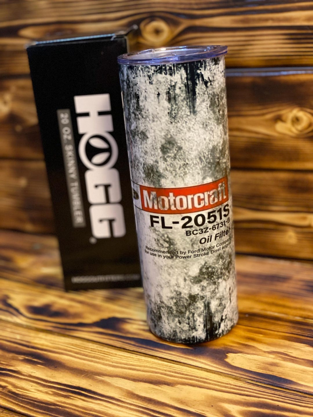 Ford Motorcraft Replica Oil Filter 20oz Custom Tumbler - Etsy