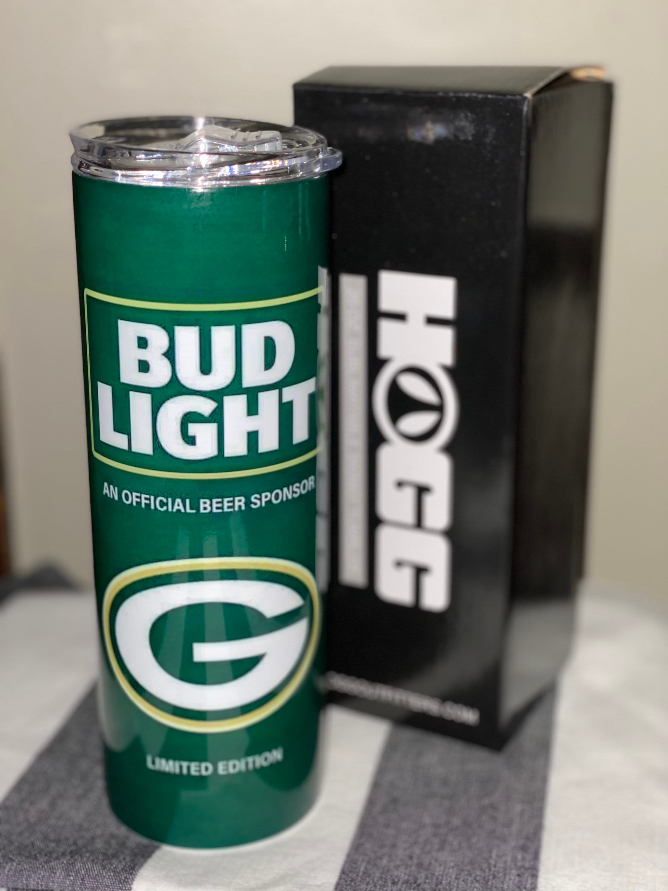 Bud Light NFL Green Bay Packers Can Replica Custom Tumbler / Wisconsin ...