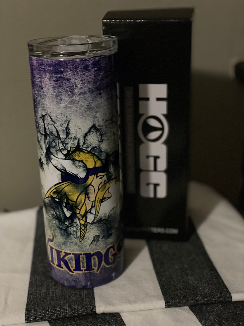 Minnesota Vikings Custom Tumbler / NFL Tumbler / Football Tumbler ...