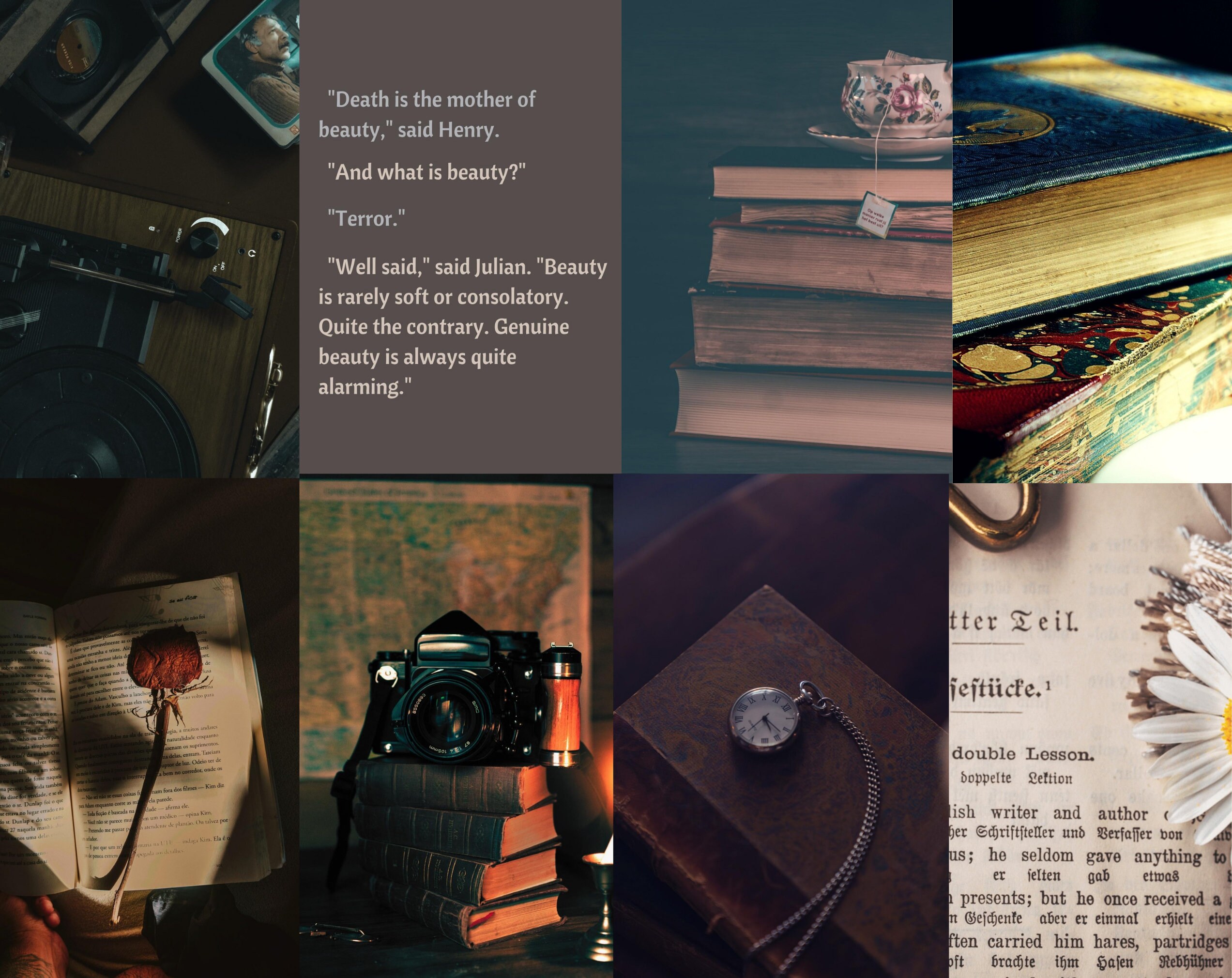 Wall Collage Kit Dark Academia Wall Decor Aesthetic Wall - Etsy