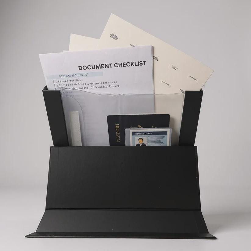 Emergency Document Holder, Disaster Prep Organizer & Portable Important ...