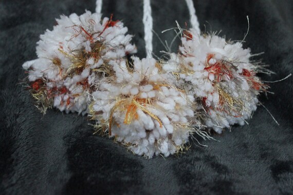 Frosted Autumn Fuzzy Puffball Cat Toy Set - Etsy