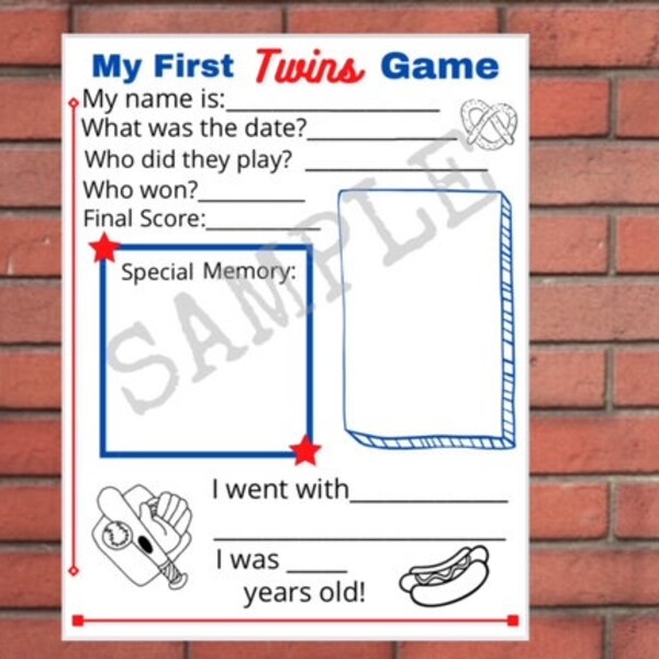 Twin Memory Book - Etsy