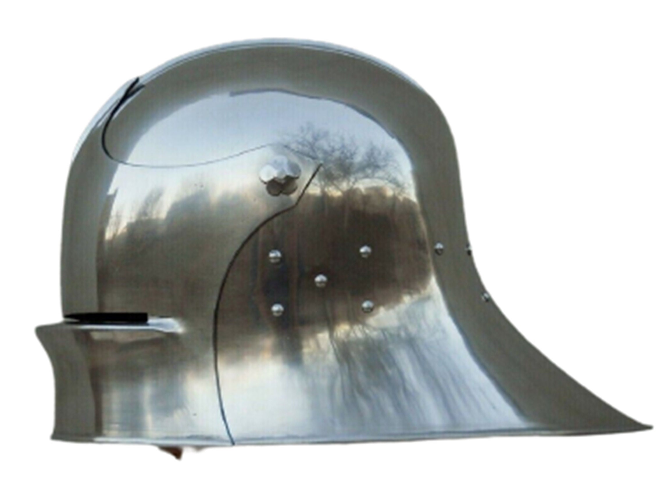 German Gothic Sallet Helmet Italian Close Visor Helmet Knights Combat ...