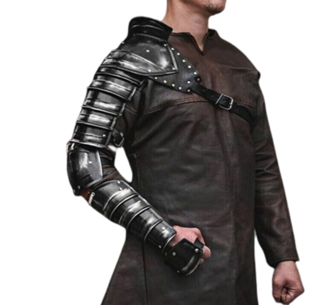 Armor Single Arm Pauldrons Metal Sleeve Shoulder Arm Armor for ...