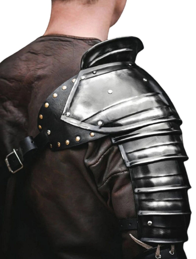 Armor Single Arm Pauldrons Metal Sleeve Shoulder Arm Armor for - Etsy