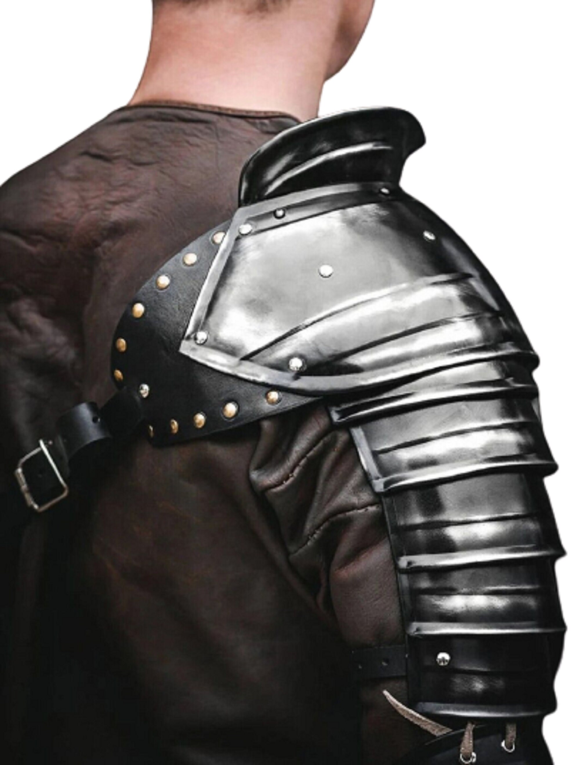 Armor Single Arm Pauldrons Metal Sleeve Shoulder Arm Armor for - Etsy